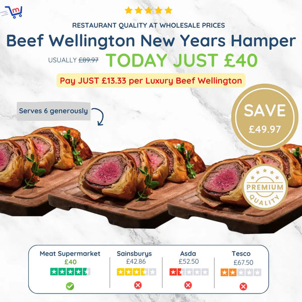 Luxury New Year Beef Wellington Hamper – Meatsupermarket.com